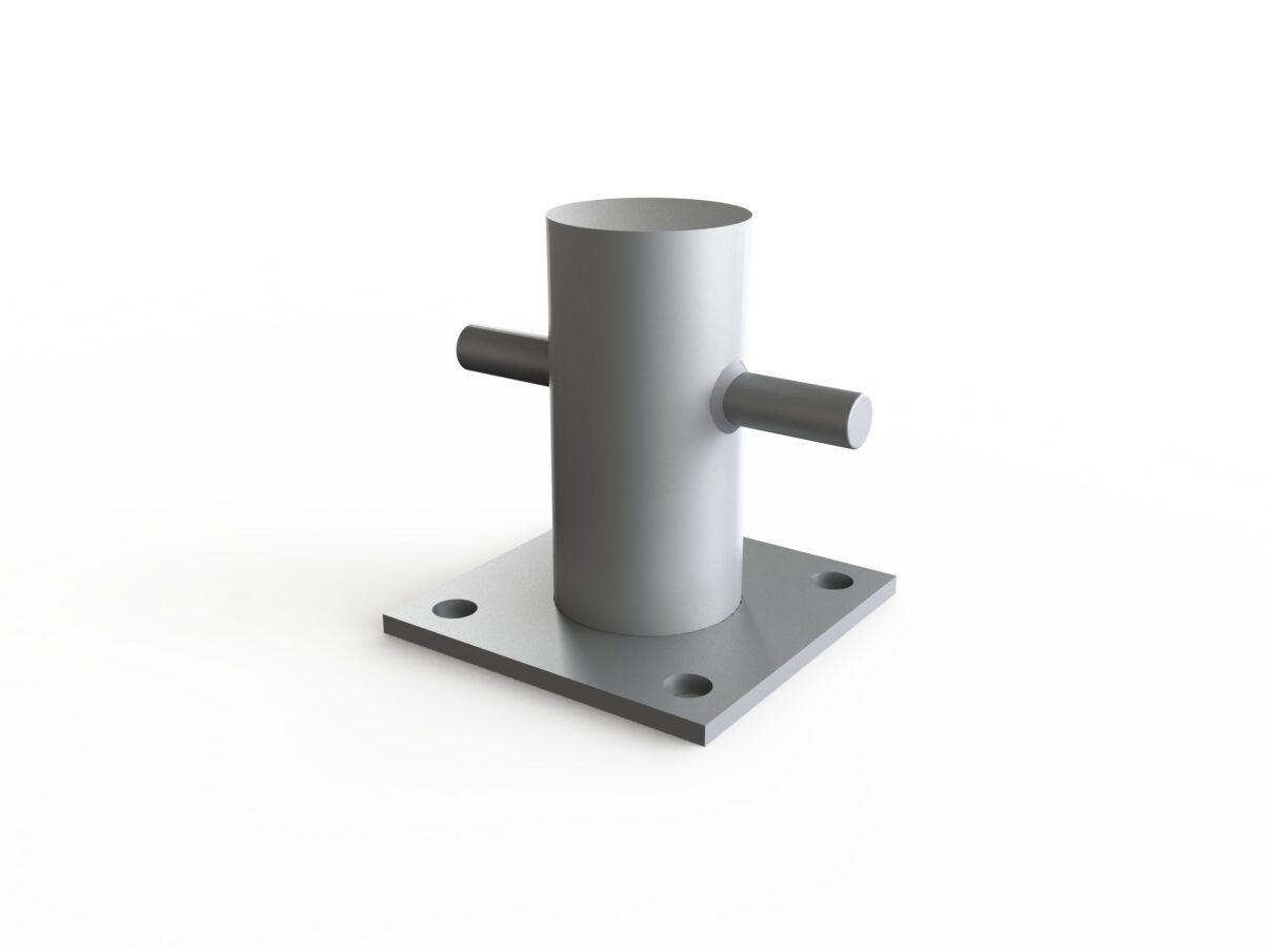 Mooring rings and T-bollards for various pontoons | Top Marine