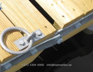 Selection of accessories for pontoons - produced by Top Marine